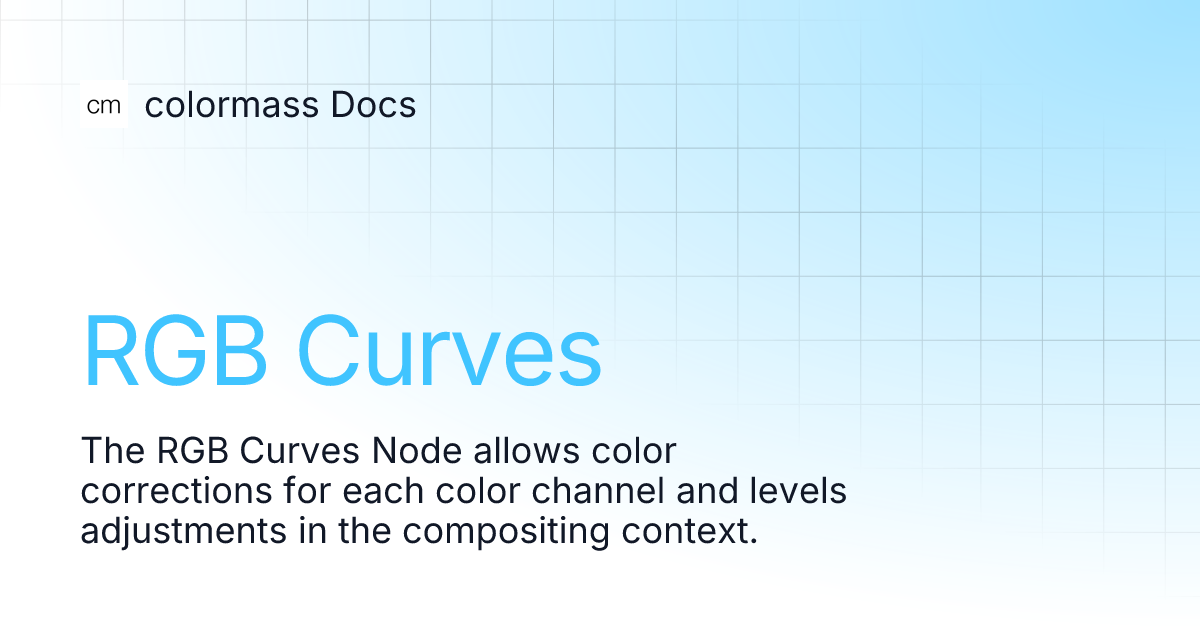 RGB Curves | colormass Docs